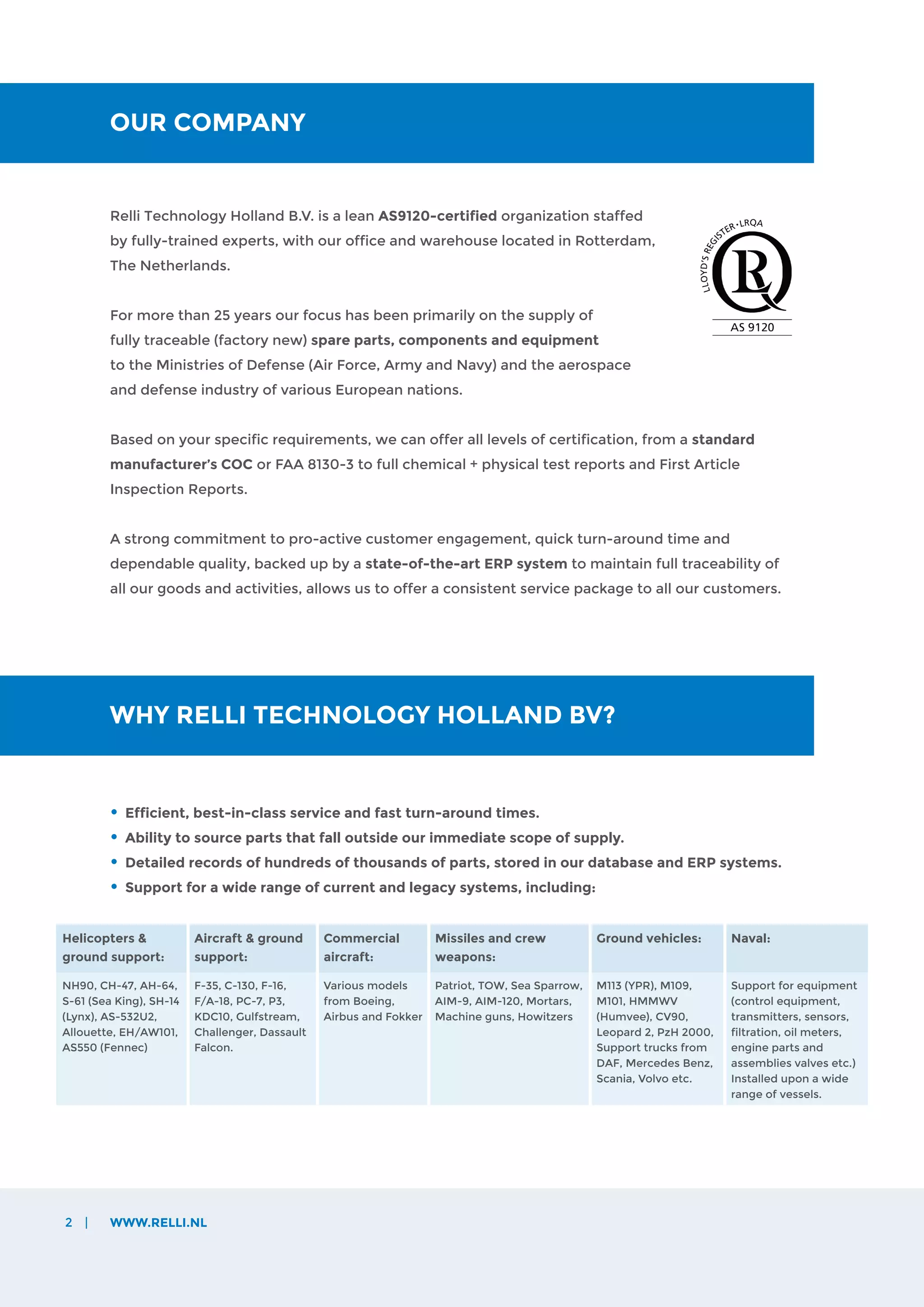 RELLI TECHNOLOGY FOLDER 2016 | PDF