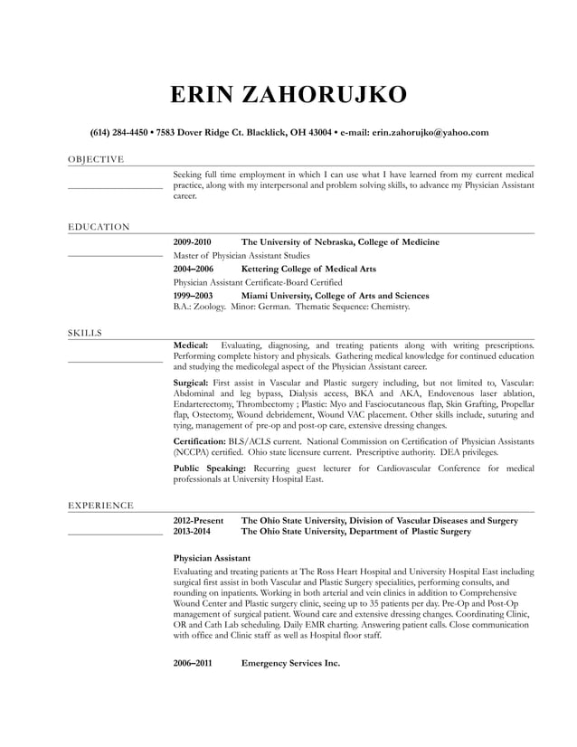 ERIN ZAHORUJKO RESUME | PDF