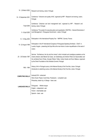 CV-English_12 jan 2016_joana borges de carvalho GS | PDF