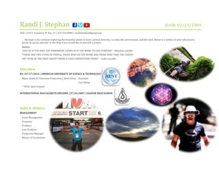RANDI J. STEPHAN RESUME | PDF