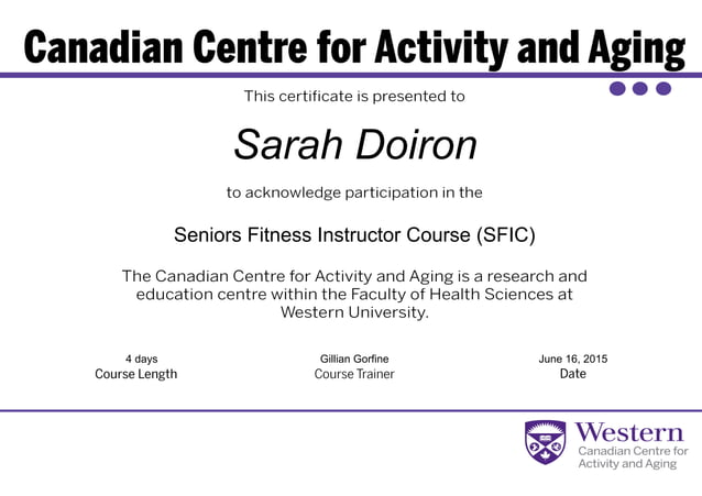SFIC Certificate | PPT