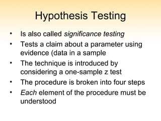 Basic of Hypothesis Testing TEKU QM | PPT