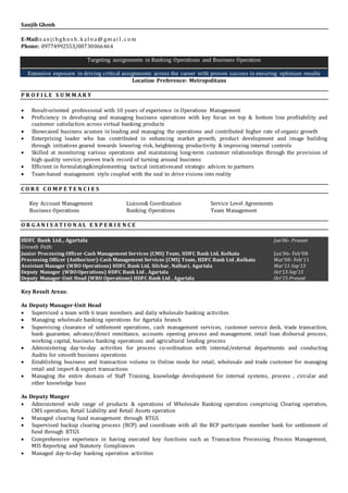 Resume_Sanjib Ghosh | PDF