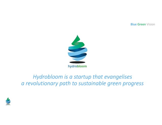 Hydrobloom Corporate Presentation | PPT