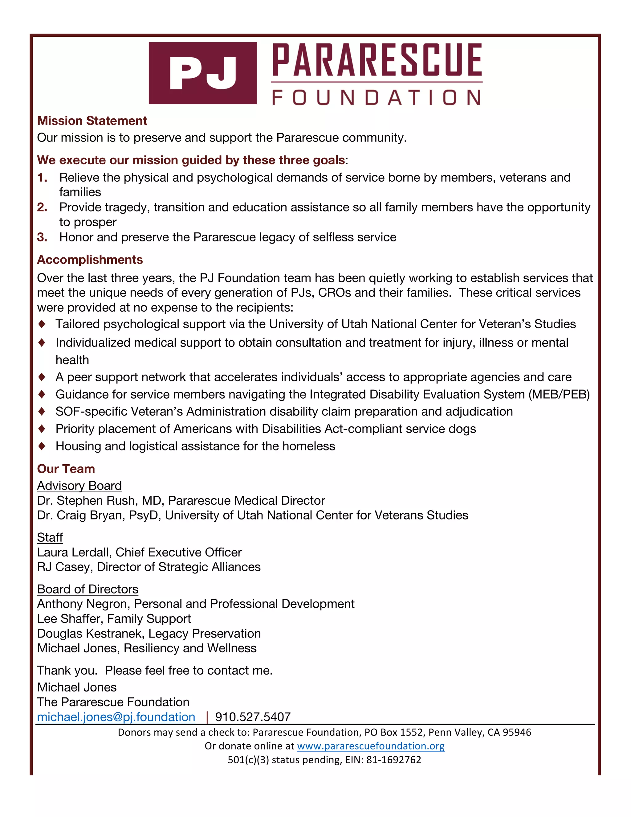 PJ Foundation Handout Rev2.2 | PDF