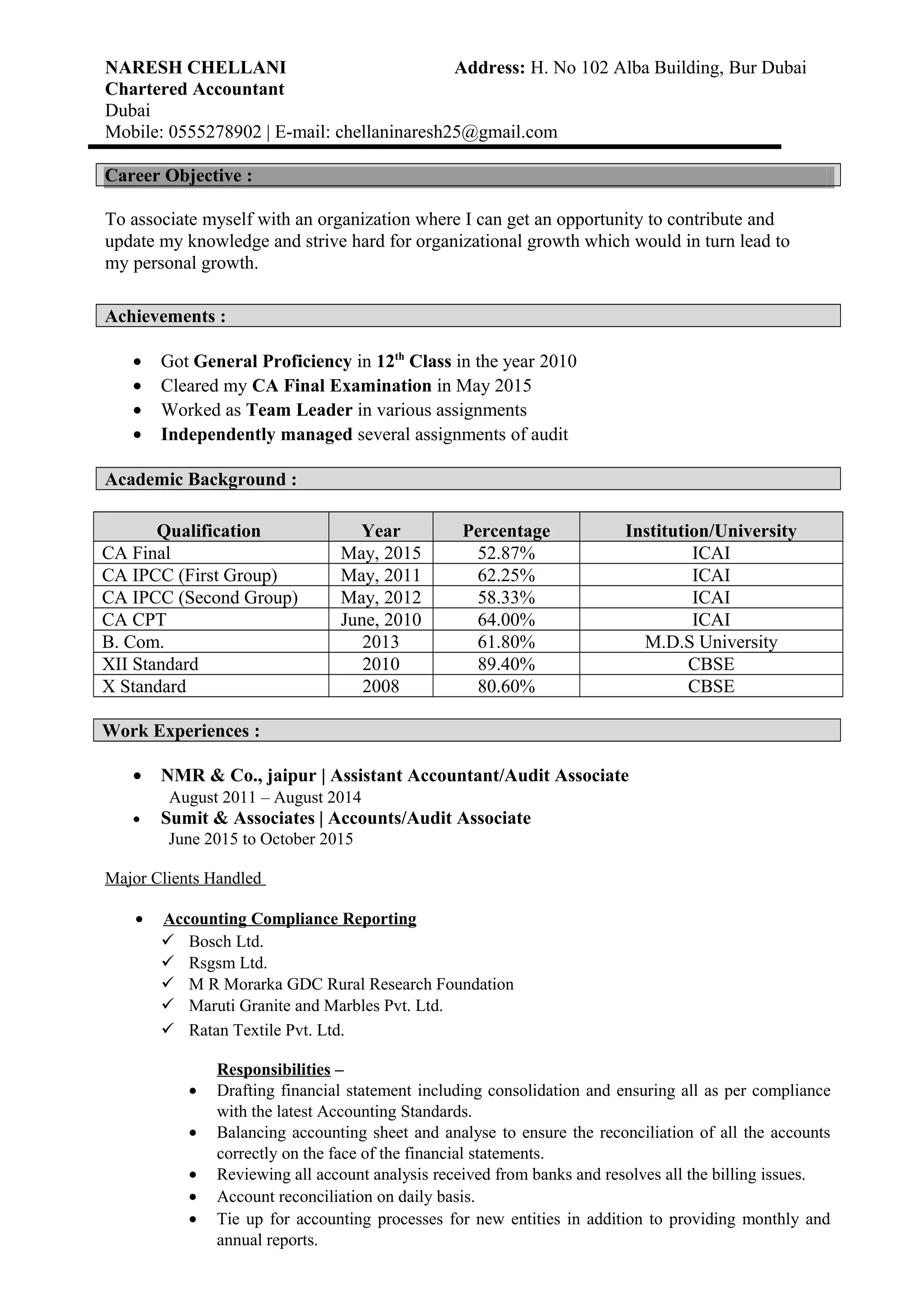 CV Naresh Chellani (1) | DOC
