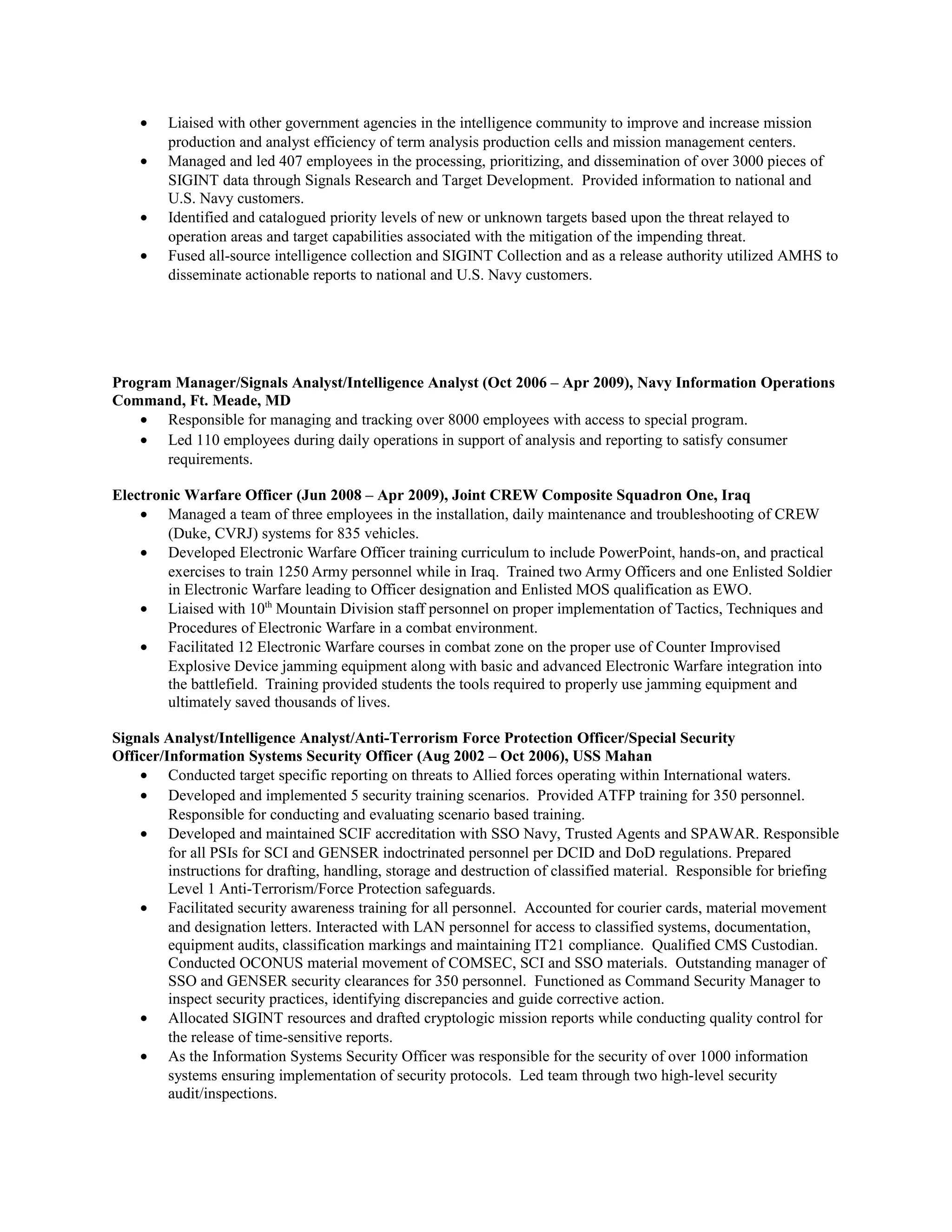 Holtzlander Resume1-23-16 | DOC