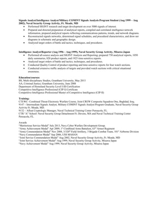 Holtzlander Resume1-23-16 | DOC