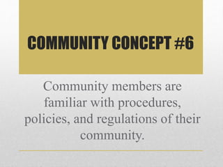 COMMUNITY RA training | PPTX