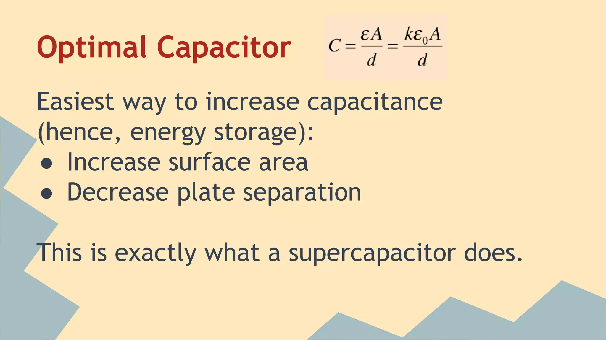 Supercapacitors as an Energy Storage Device | PPTX