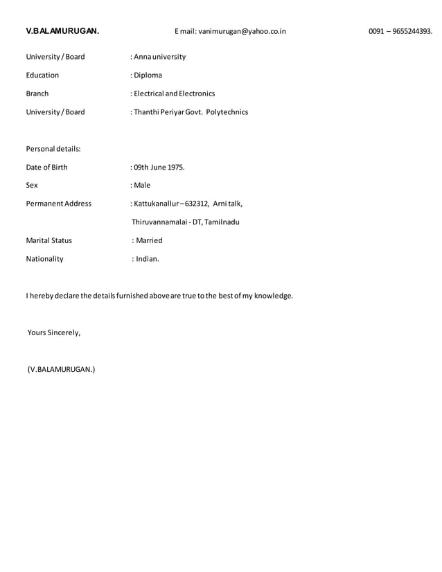 Bala CV June'15 | PDF