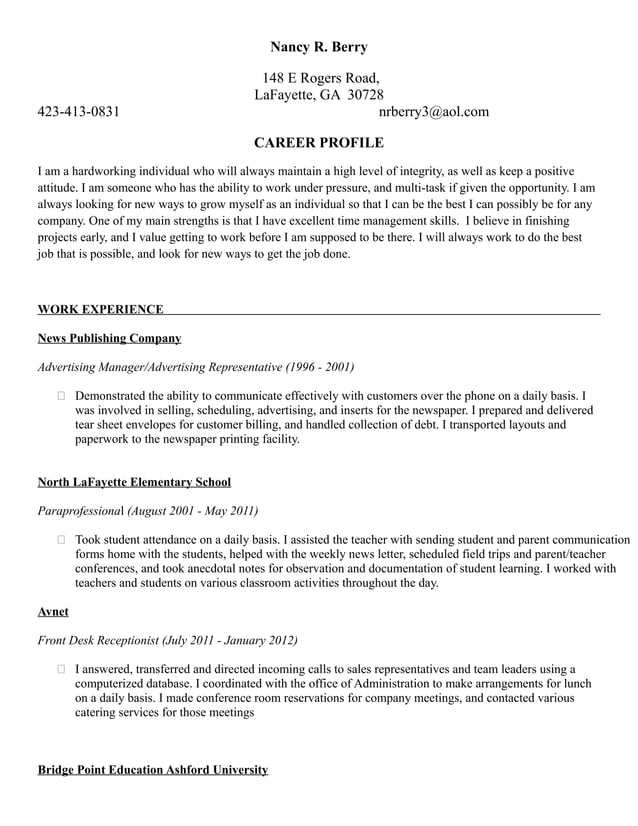 Nancy_Berry_Resume UPDATED | PDF