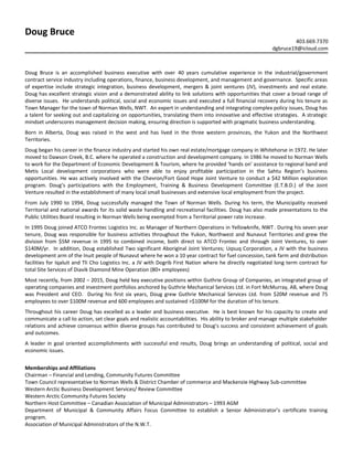 Doug Bruce, Bio | DOC