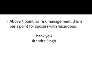 5 point of Risk Management (Logistics) | PPTX