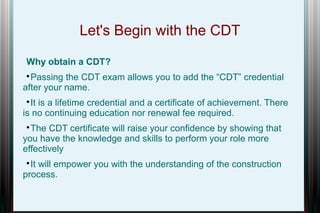 CSI certification presentation | PPT