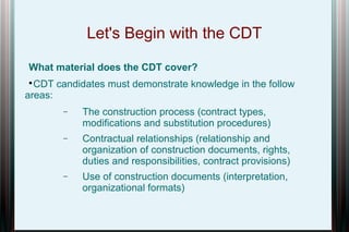 CSI certification presentation | PPT