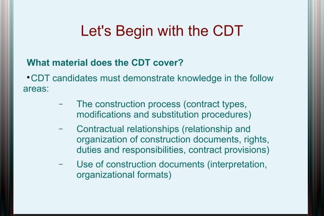 Csi Certification Presentation Ppt