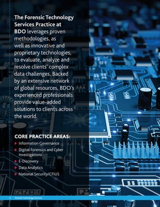 Forensic Technology Services-BDO USA, LLP | PDF