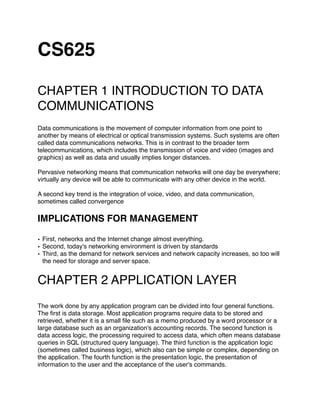 Business Data Communications and Networks | PDF