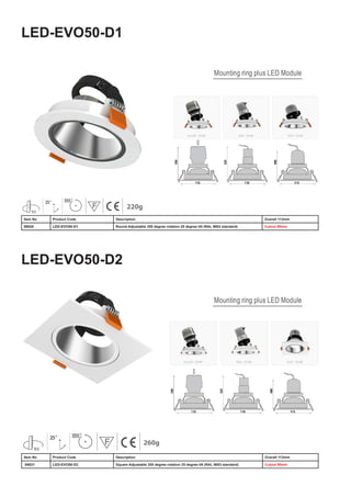 Downlight catalogue compressed | PDF