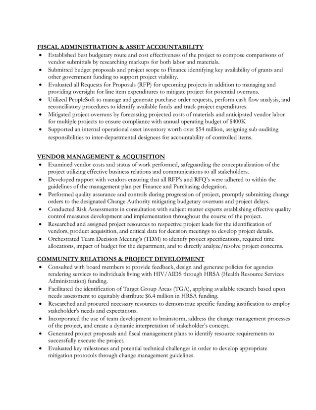 Johnson Martez 2016 Resume | PDF