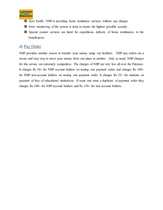 INTERNSHIP REPORT NBP | PDF