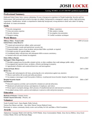 Josh Locke Resume 2 (3) | PDF