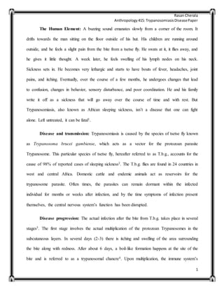 African sleeping sickness disease paper | DOCX