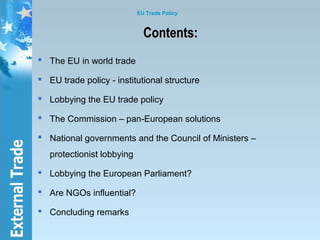 EU trade policy | PPT