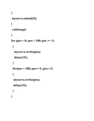 Servo | DOCX | Computer Peripherals | Computing