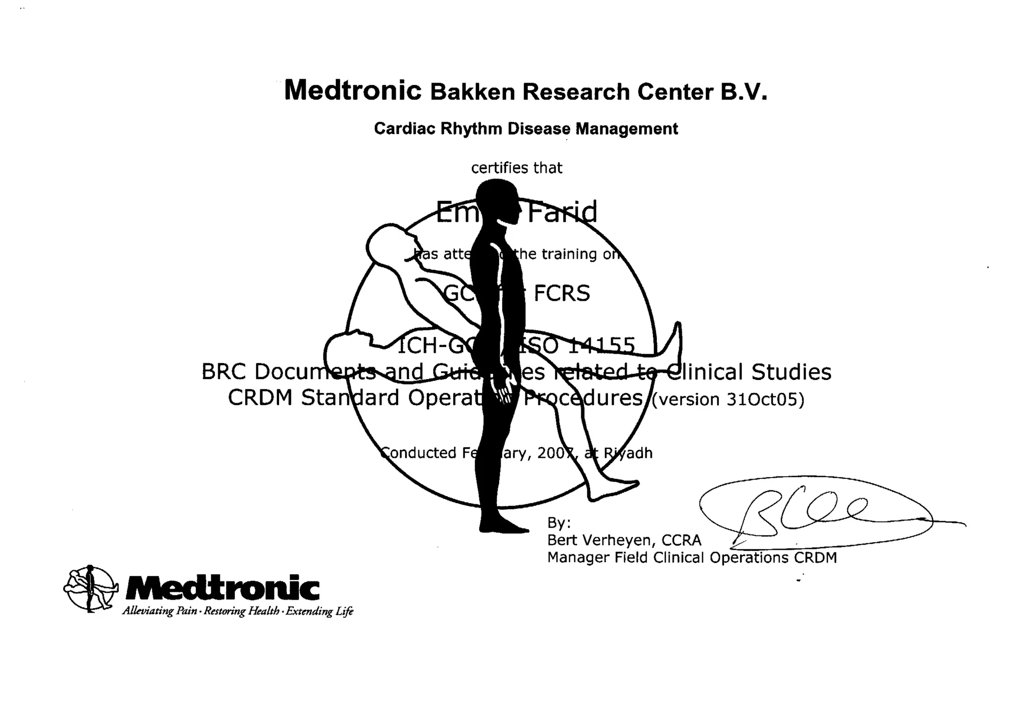 FCRS certificate from MBRC | PPT