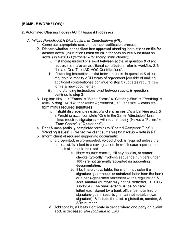 Workflows Index and Sample | PDF