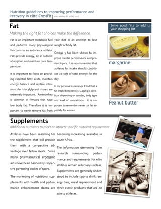 CrossFit and nutrition | PDF