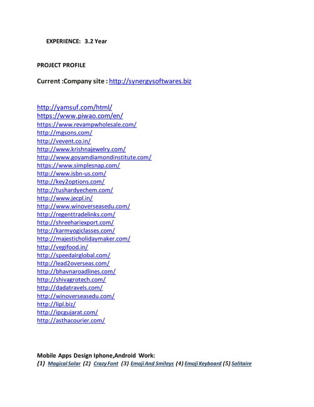 Rajesh Rajpoot CV | DOCX | Computer Software and Applications | Computing