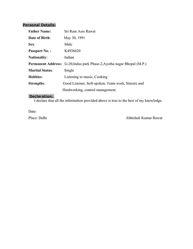 Abhishek Rawat Profile | DOC | Computer Networking | Computing