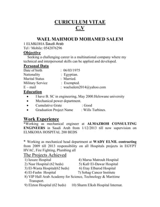wael cv sud 1 pdf | PDF