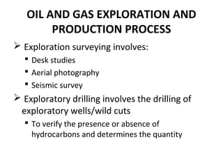 OVERVIEW OF THE OIL & GAS EXPLORATION AND [Autosaved] | PPT