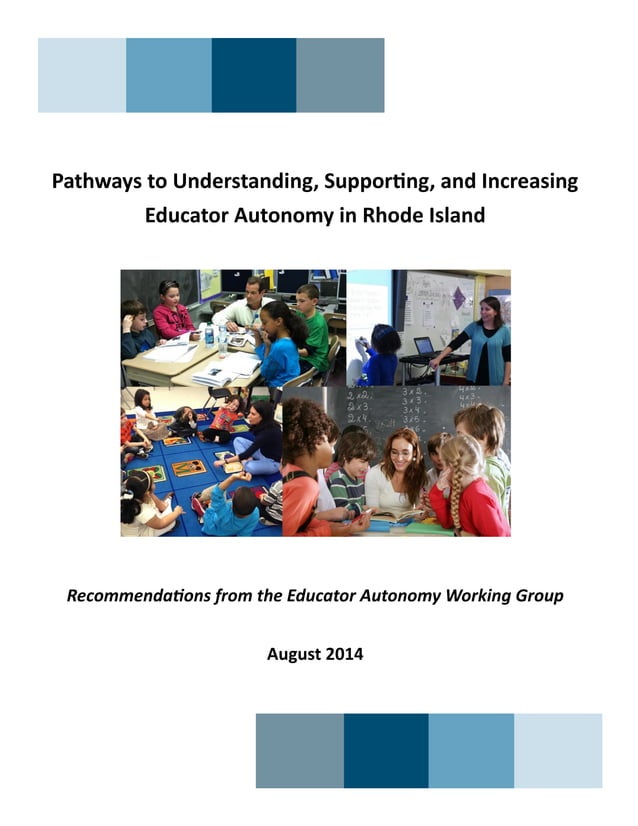 Educator Autonomy Project Report August 2014 (1) | PDF
