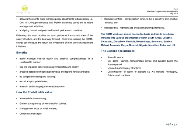 Generic ECMT Proposal | PDF