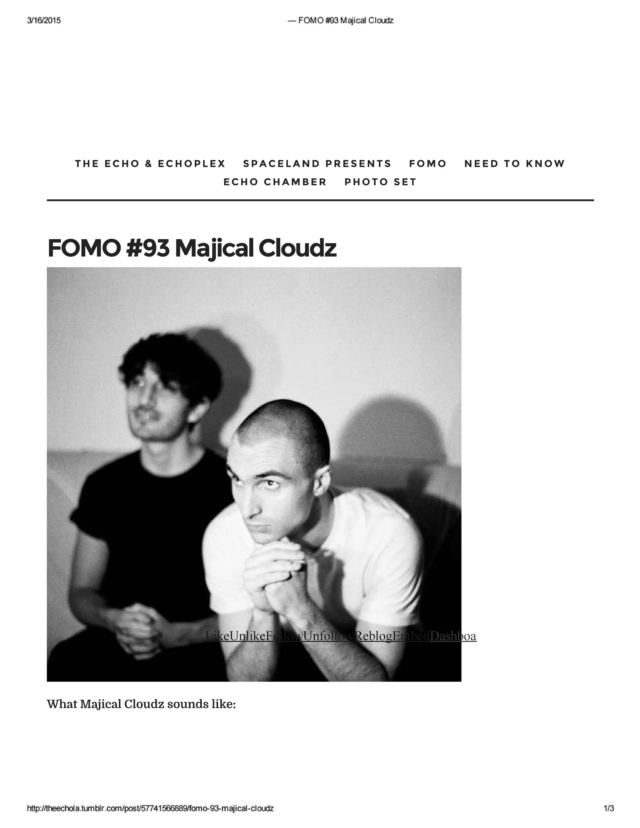 FOMO #93 Majical Cloudz | PDF