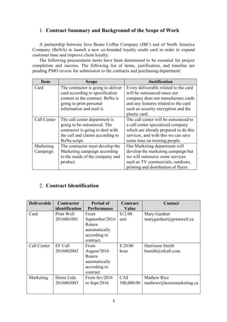 Alpha Case Study - Contract Administration Sample | PDF