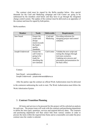 Alpha Case Study - Contract Administration Sample | PDF