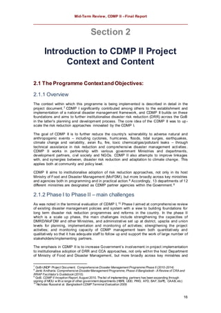 Final_Report of MTR of CDMP 2013 | PDF