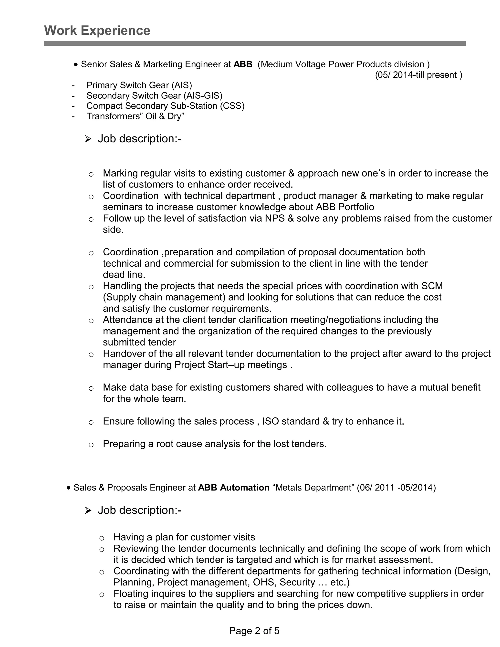 CV zeinab 2015 | PDF