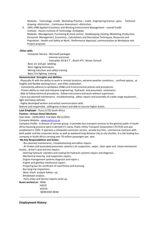 Andrew T Nyamombe cv 1 | DOC