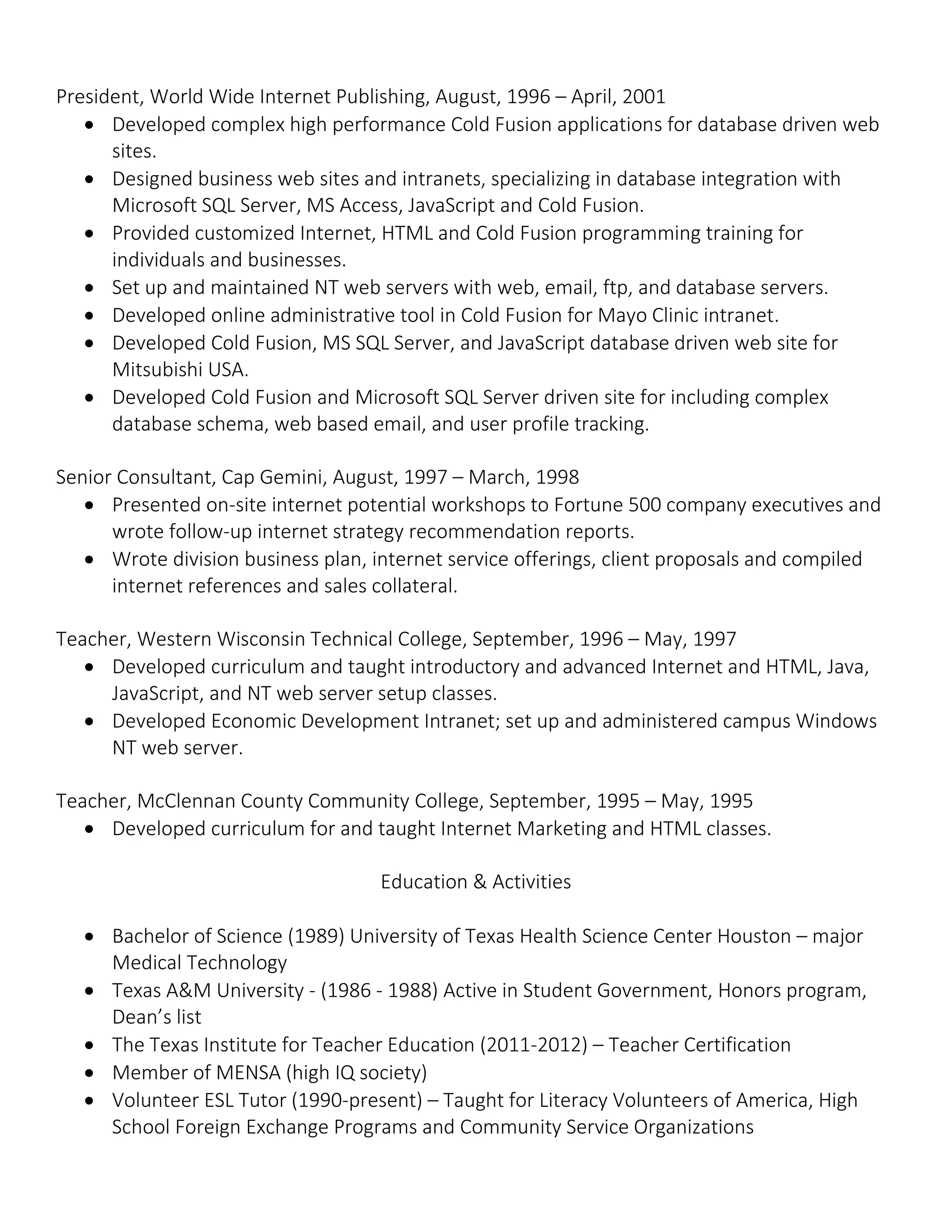 Annette Thompson Resume | PDF