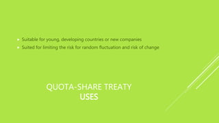 Presentation on Quota Share Treaty | PPTX