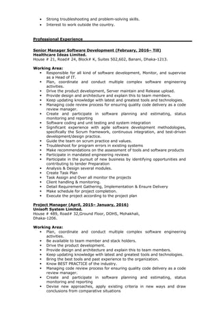Bikash CV | DOC