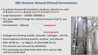 Industrial production of chemical solvents “Acetone” | PPTX