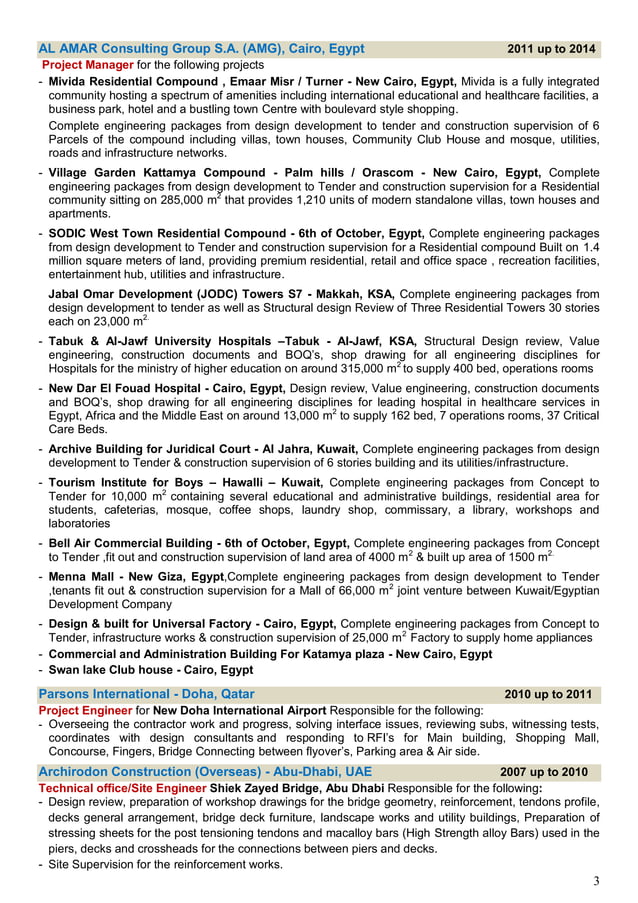 Ahmed fergany CV 2642016 | PDF